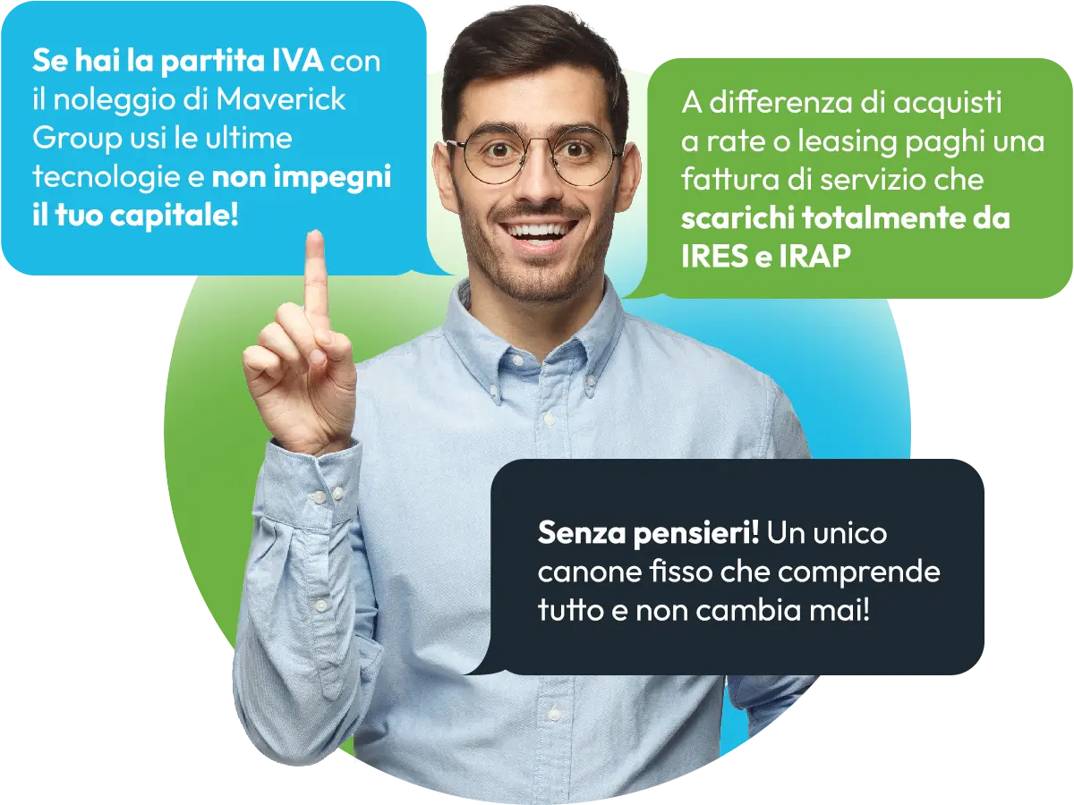 Vantaggi del noleggio | Maverick Group Srl